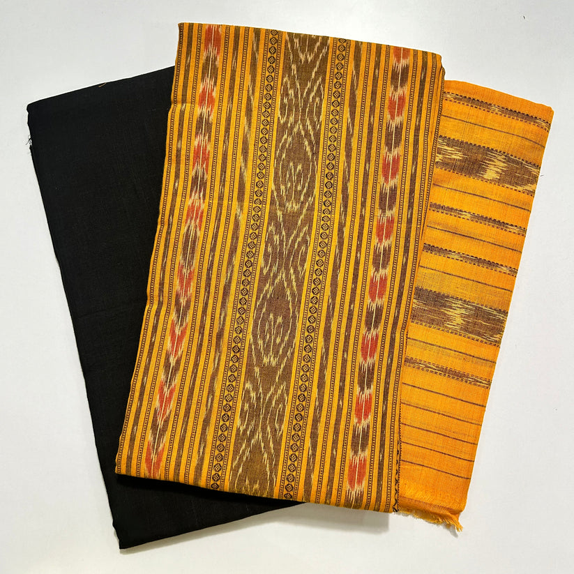 Odisha Handloom Sambalpuri Cotton unstitched Dress material dress set ...